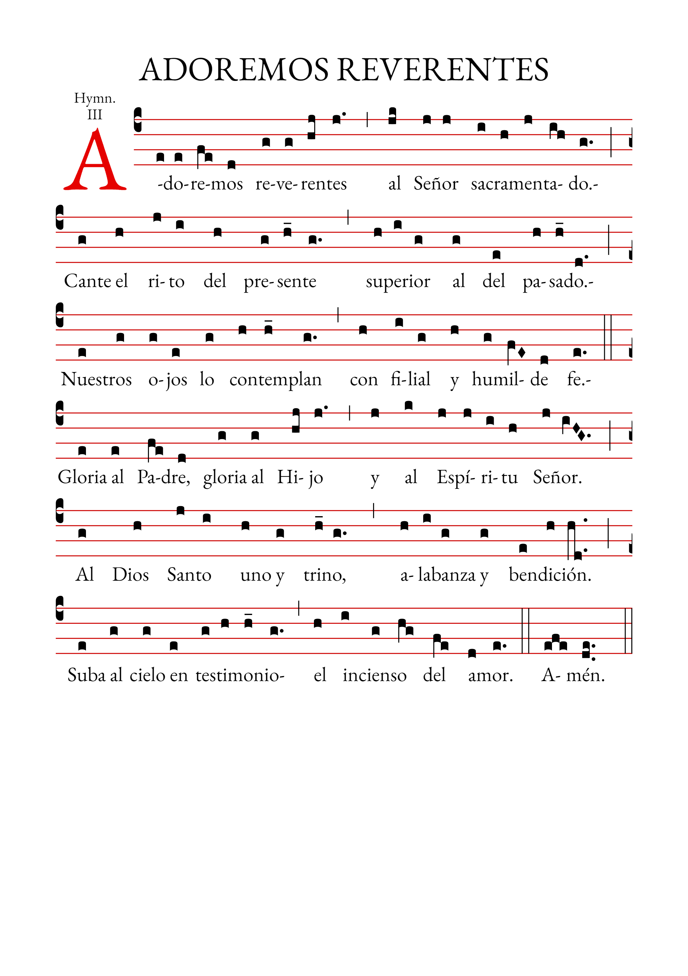 Adoremos reverentes